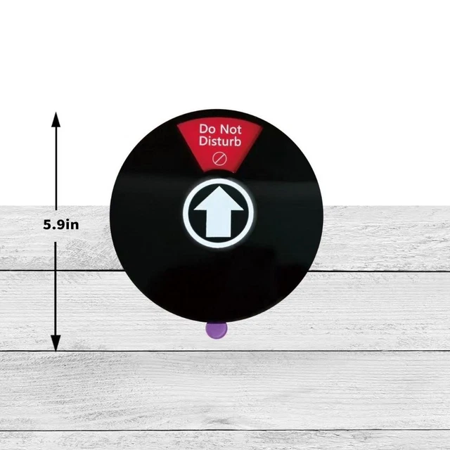 6 STATUES PRIVACY Indicator Do Not Disturb Acrylic Slider Office $21.12 ...