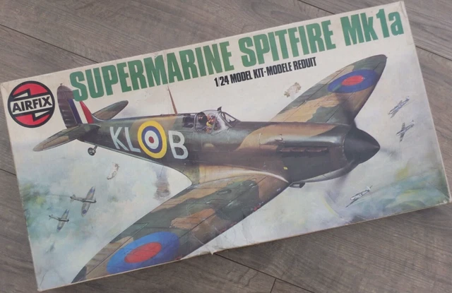 AIRFIX 12001 - Wwii Raf Supermarine Spitfire Mk.1A - 1/24 Scale Model Kit £89.99 - PicClick UK