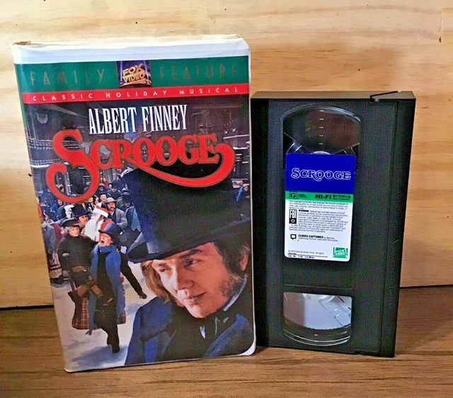 SCROOGE FOX VHS Video Classic VHS CLAMSHELL Holiday Albert Finney - New ...