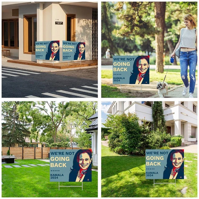 KAMALA HARRIS TIM Walz Yard Sign Election 2024 for Democracy Madam ...