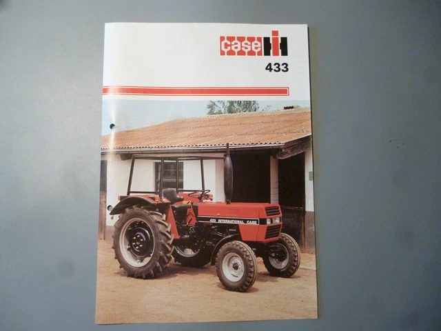 CASE IH 433 Traktor Original altes Schlepper Prospekt EUR 4,90 ...