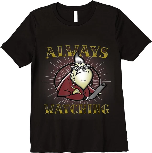 DISNEY PIXAR MONSTERS Inc “Roz Always Watching” Portrait T-Shirt £6.41 ...