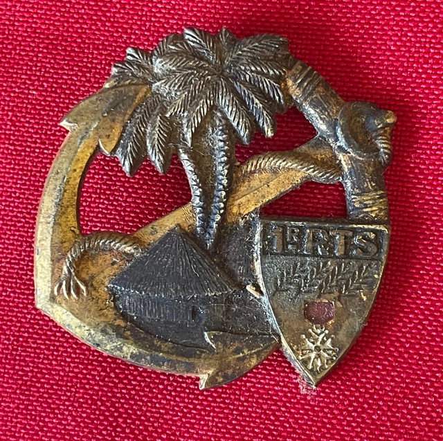 INSIGNE 1944 1° Régiment de Tirailleurs Sénégalais Coloniale RTS Drago Émail EUR 20,00 - PicClick IT
