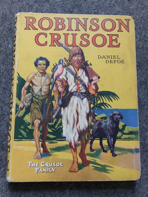 ROBINSON CRUSOE DANIEL Defoe Children's Press Book Vintage Nestle Milk ...