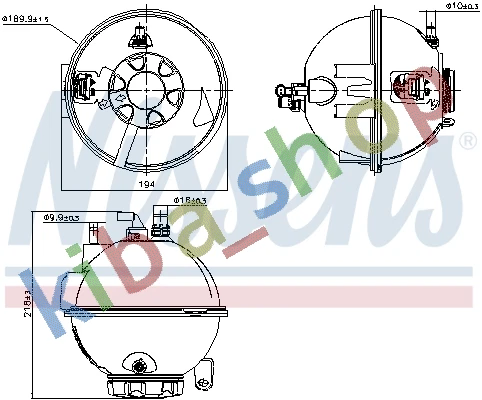 COOLANT EXPANSION TANK With Plug With Level Sensor Fits For Bmw X3 F25 ...