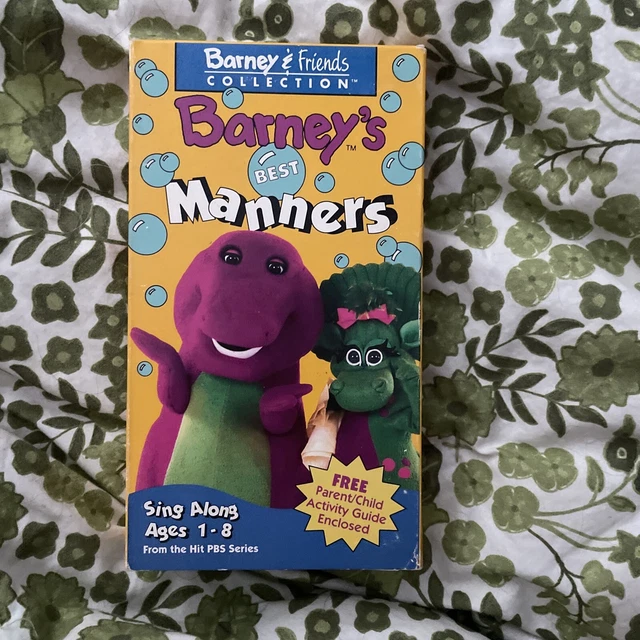BARNEY - BARNEYS Best Manners (VHS, 1993) Mint Condition EUR 14,70 ...