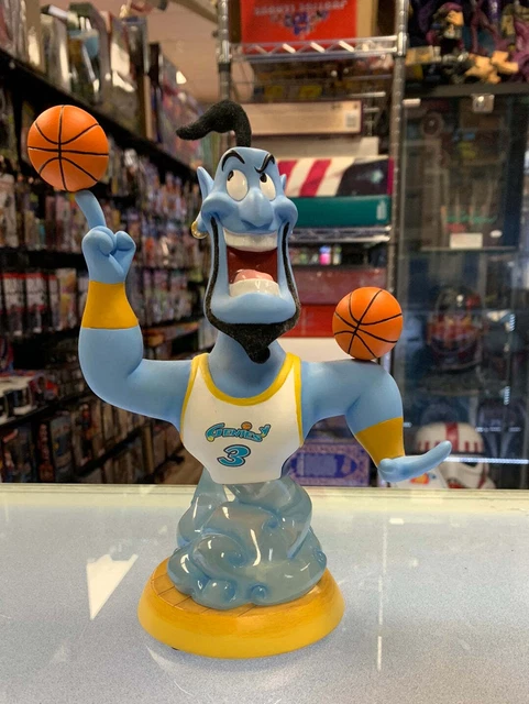 GENIE BOBBLE HEAD w Spinning Basketballs (Aladdin, Disney) AS IS $34.95 ...