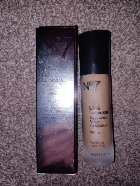 BOOTS NO7 LIFT & Luminate Triple Action Serum Foundation Mocha 30ml Brand New EUR 5,97 - PicClick DE