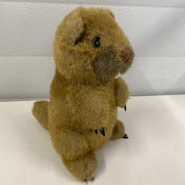 VINTAGE 24K POLAR puff bear Beaver 9" soft toy plush teddy@J £9.72 ...