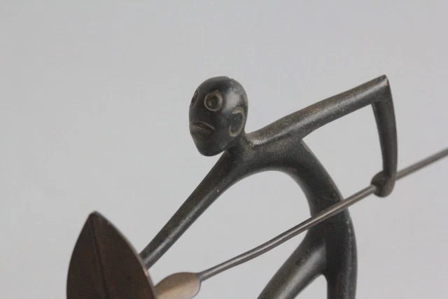 FRANZ HAGENAUER VIENNESE Bronze African Hunter WHW Austria (62159) $569 ...