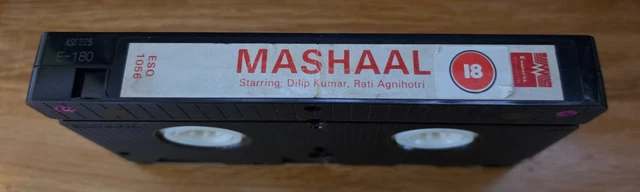 MASHAAL ORIGINAL ESQUIRE Print Bollywood VHS Tape PAL £31.89 - PicClick UK