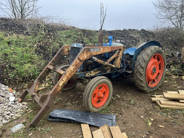 1958 FORDSON MAJOR tractor With Horn Draulic Loader £1,995.72 - PicClick UK