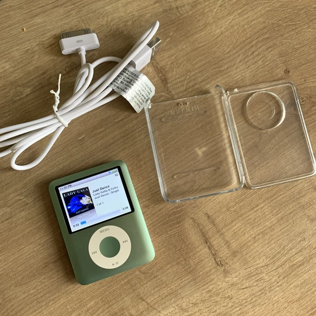 APPLE IPOD NANO A1236 3rd Generation 8GB MP3 Player Green £37.00 ...