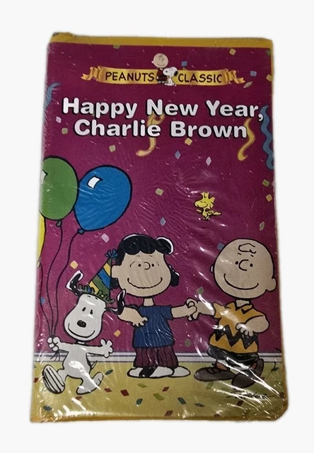 PEANUTS CLASSIC HAPPY New Year Charlie Brown' 1996 VHS hi-fi Sealed £16 ...