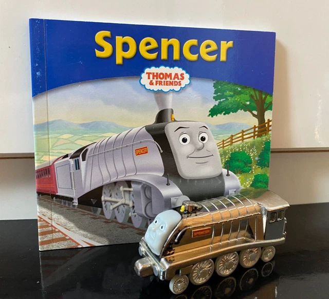 THOMAS THE TANK Engine Spencer Metallic Silver Diecast Train & NEW ...