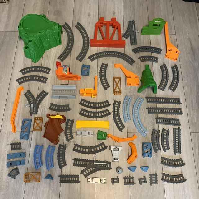 THOMAS MIXED REVOLUTION Trackmaster Train Track Bundle Set 69 Items Lot ...
