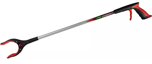 HELPING HAND COMPANY LP2133IB Streetmaster Pro Litter Picker, Red ...