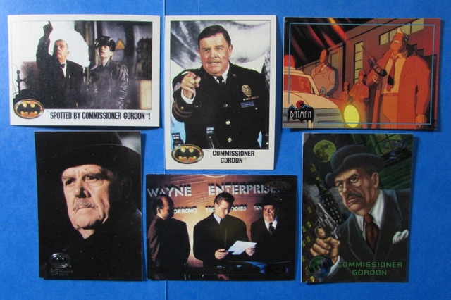 LOT BATMAN CARDS *1989/Animated/METAL/Returns/ULTRA *Commissioner ...