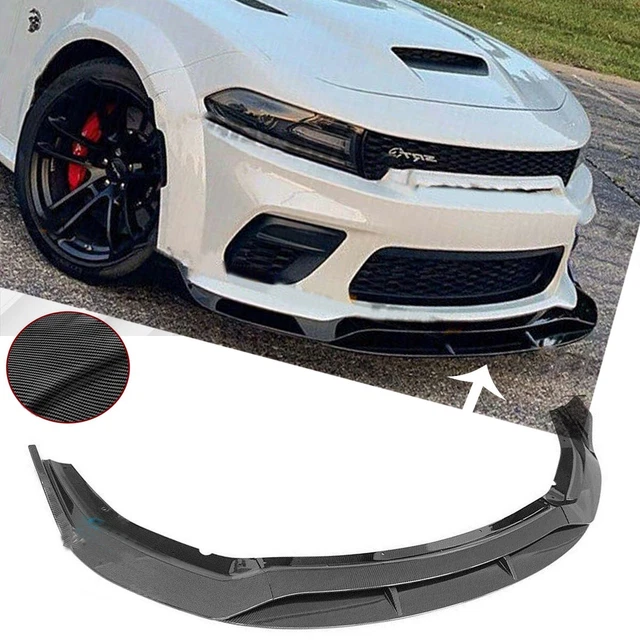 FOR 2020-2022 DODGE Charger SRT Hellcat Scat Widebody Front Bumper Lip ...