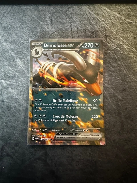 CARTE POKÉMON DÉMOLOSSE EX 134/197 EV03 Flammes Obsidiennes FR EUR 4,00 ...