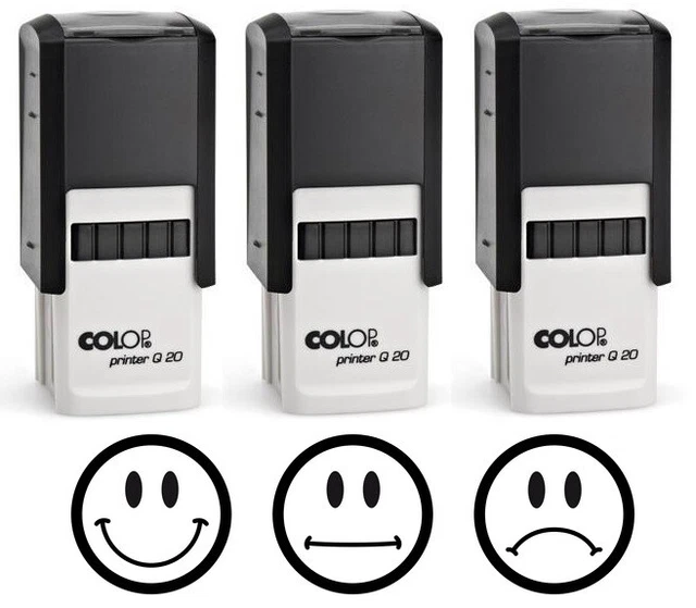 SMILEY STEMPEL, MOTIVSTEMPEL, Smilestempel, Lehrerstempel Selbstfärber ...