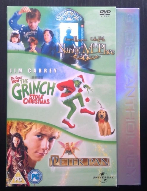 NANNY MCPHEE/HOW THE Grinch Stole Christmas/Peter Pan - 3 Disc ...