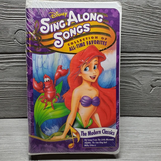 DISNEY'S SING ALONG Songs: The Modern Classics (VHS, 1997, Clamshell ...