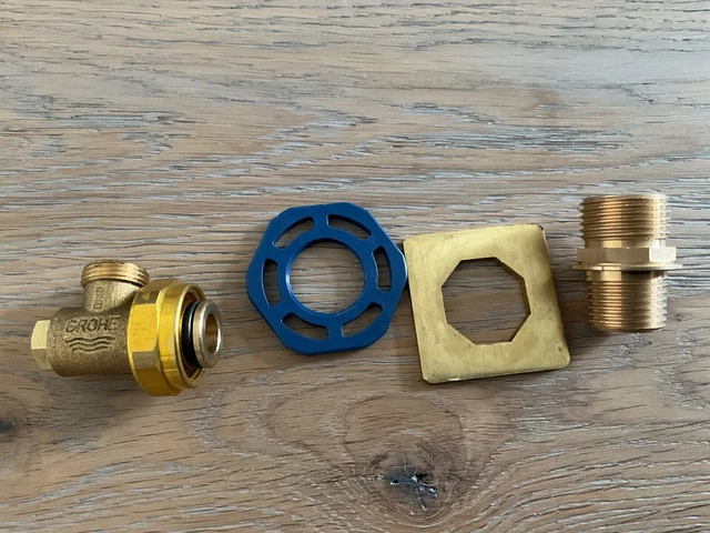 GROHE ANGLE VALVE for upright cistern, B-STOCK WITHOUT ORIGINAL ...