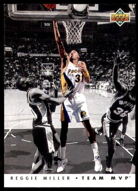 1992-93 UPPER DECK Team MVPs Reggie Miller Indiana Pacers #TM12 EUR 1 ...