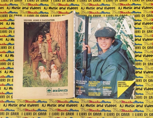 RIVISTA MAGAZINE DEL cacciatore DIANA n.20 3 ottobre 1991 LINO KODELLA ...