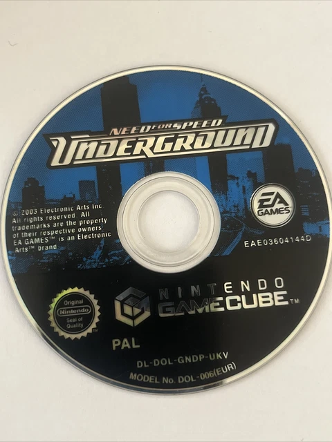 NINTENDO GAMECUBE GAME Need for Speed Underground - Disc Only - pal £7. ...