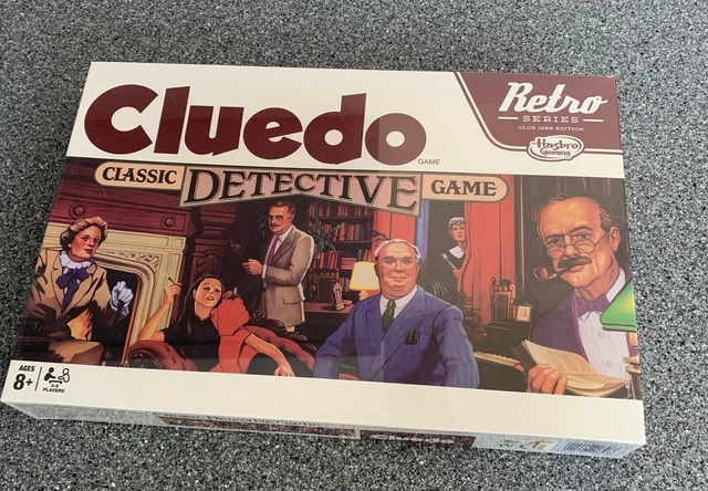 CLUEDO RETRO SERIES 1986 Edition NEW Classic Board Game Clue Murder ...