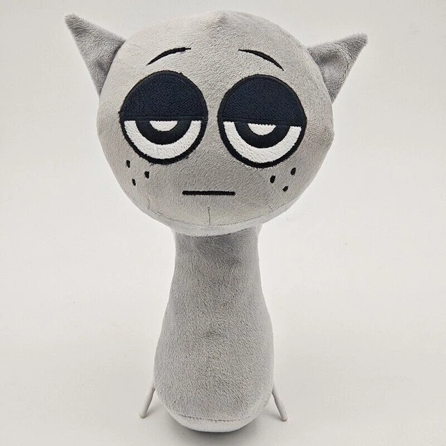 SPRUNKI PLUSH SIMON Sprunki Sprunki Gray Game Figure Stuffed Doll Toy ...