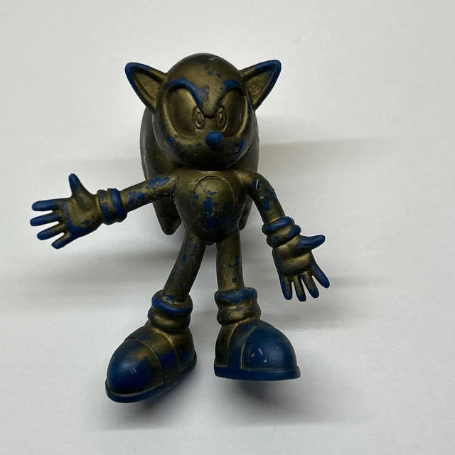 TOY ISLAND SONIC The Hedgehog Sonic X Gold Sonic 3” Bendy Figure Sega ...