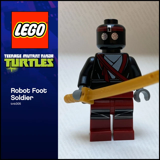 GENUINE LEGO TEENAGE Mutant Ninja Turtles Foot Soldier dark red Leg ...