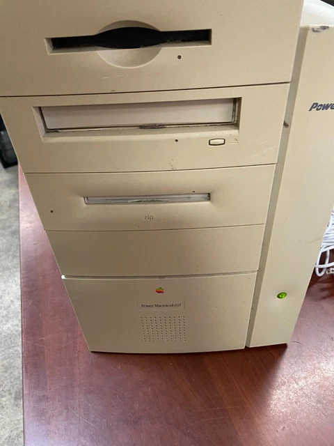 VINTAGE APPLE POWER Macintosh G3 Minitower 300MHz 1MB Cache 64MB/No HD ...