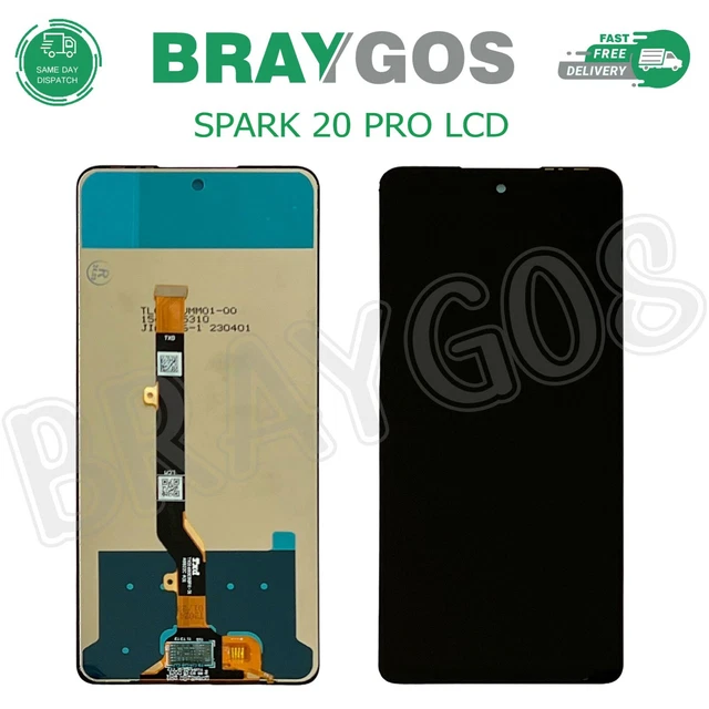FOR TECNO SPARK 20 PRO KJ6 LCD Display Touch Screen Digitizer Replacement $63.25 - PicClick AU