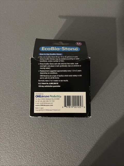ECOBIO-BLOCK AQUARIUM STONE for Natural Water Clarification and Odor ...