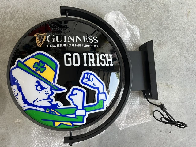 GUINNESS NOTRE DAME Rotation Beer Light Motion Sign!! £364.36 - PicClick UK