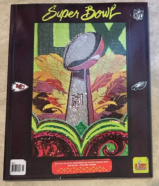 SUPER BOWL 2025 59 LIX Official Program Chiefs vs Eagles NEW SHIPPED IN ...