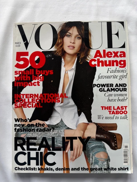 VOGUE UK MAGAZINE - March 2010 - Alexa Chung Cover - Very Good ...