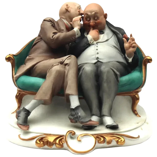 A FINE ITALIAN original Cappe Capodimonte porcelain Figure Le ...