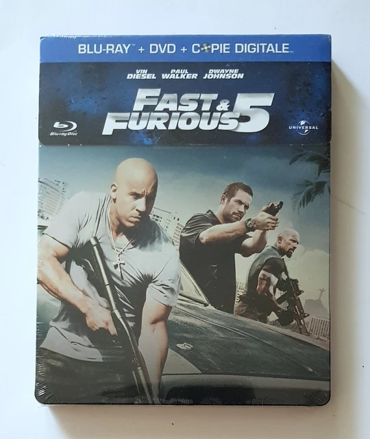 BLU-RAY STEELBOOK : FAST & FURIOUS 5 - Neuf sous blister EUR 19,00 ...