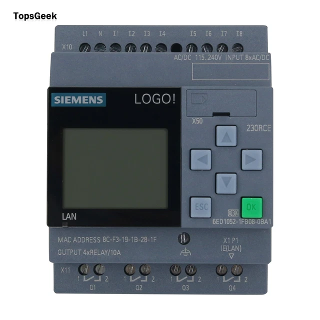 SIEMENS LOGIC MODULE Display 6ED1 052-1FB08-0BA1 For 6ED1052-1FB08-0BA8 ...