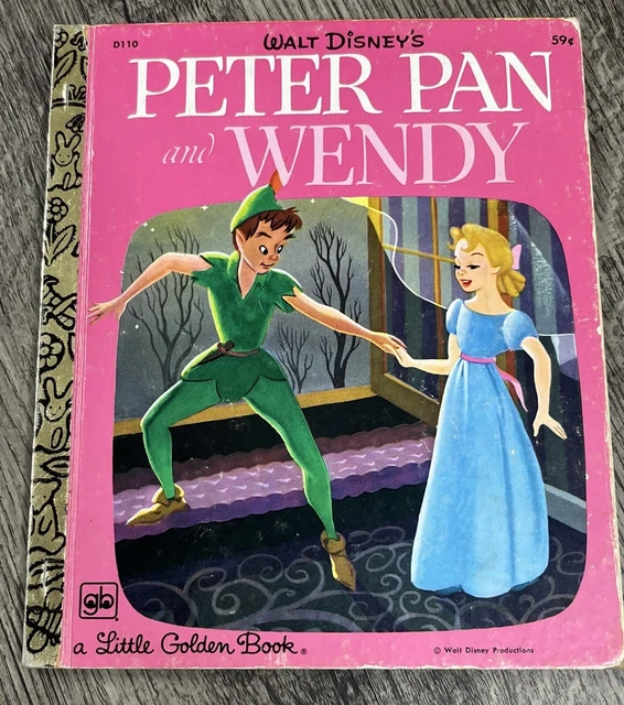 WALT DISNEY'S 1978 Peter Pan and Wendy A Little Golden Book D110 £5.94 ...