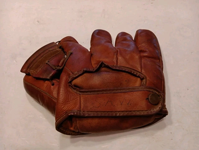 VINTAGE1940'S, BASEBALL GLOVE/MITT, J.C.Higgins, #763, Nellie Fox, Hall ...
