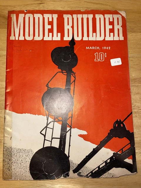 MODEL BUILDER MAGAZINE March 1942 Railroading Trains £3.94 - PicClick UK