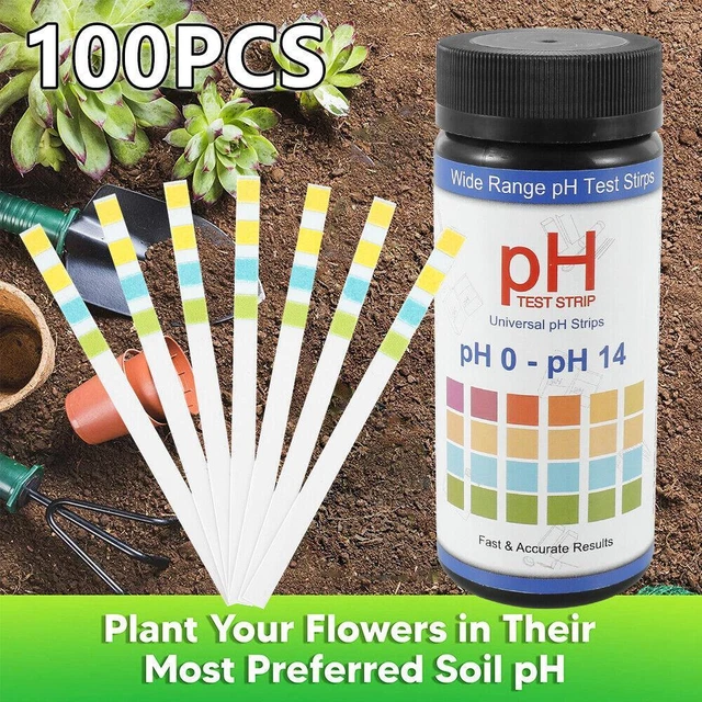 ALKALINITY ACIDITY TEST Strips PH Test Paper Soil Meter Water Moisture ...