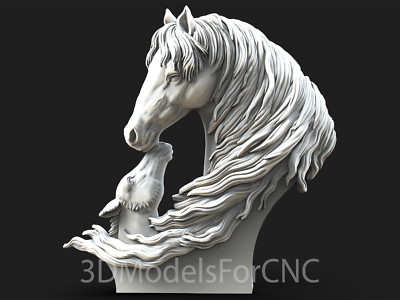 3D MODEL STL File for CNC Router Laser & 3D Printer Horse and Foal £2.88 - PicClick UK