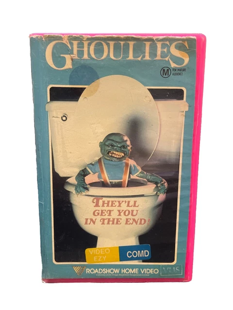 GHOULIES - VHS Rare PAL Horror creatures monsters gremlins critters ...